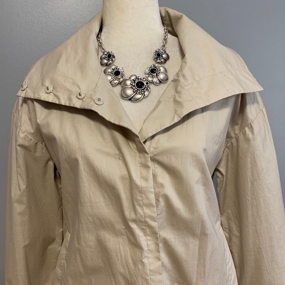 Club Monaco | Jackets & Coats | Club Monaco Tan Elastic Waist Utility ...